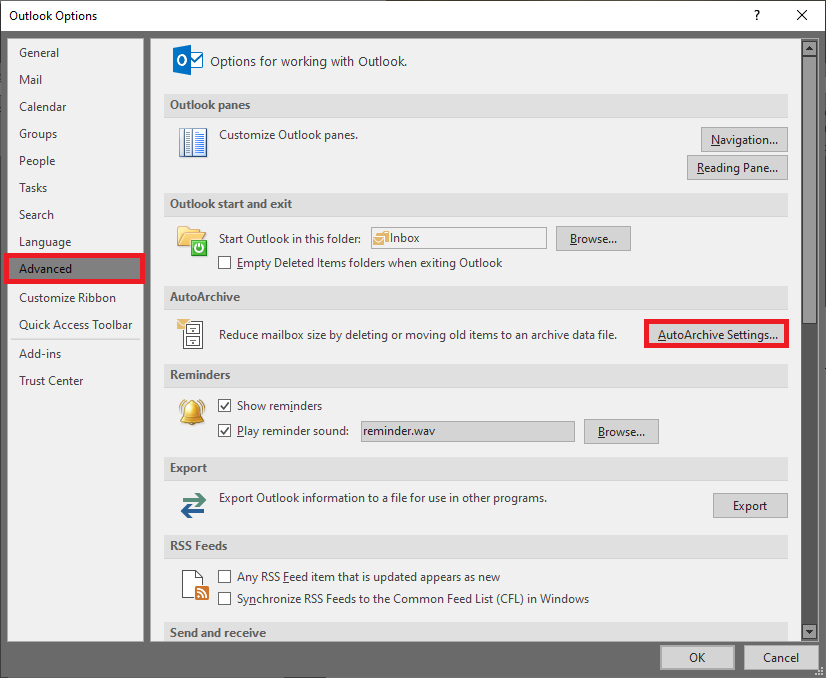 Remove archive folder from outlook - lopbit Remove archive folder from outlook - lopbit